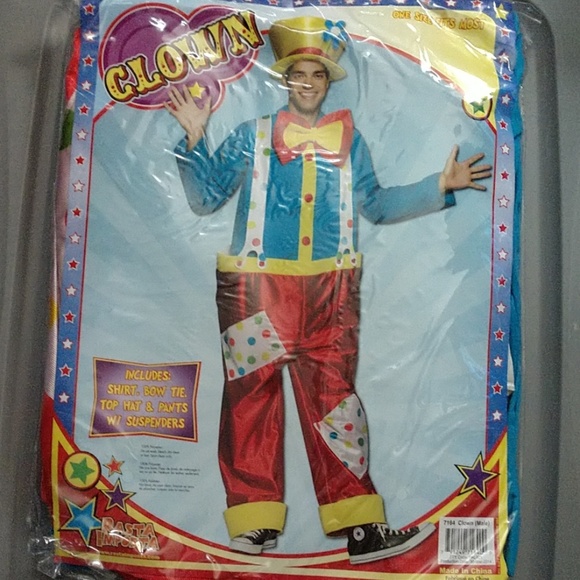 Rasta Imposta | Other | Nwt Rasta Imposta Adult Carnival Clown Costume ...
